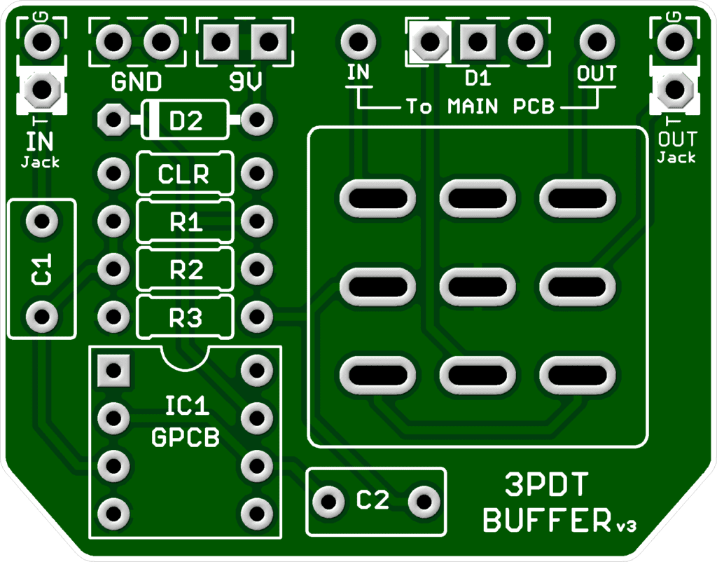 3PDT Wiring Board v6 – The Best Ever! – GuitarPCB