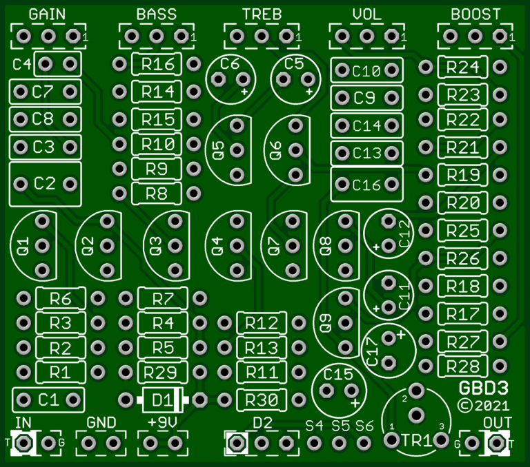 Overdrive - GuitarPCB