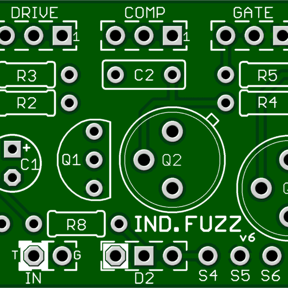G.B.O.F. - The Best (16) Project Fuzz PCB - GuitarPCB