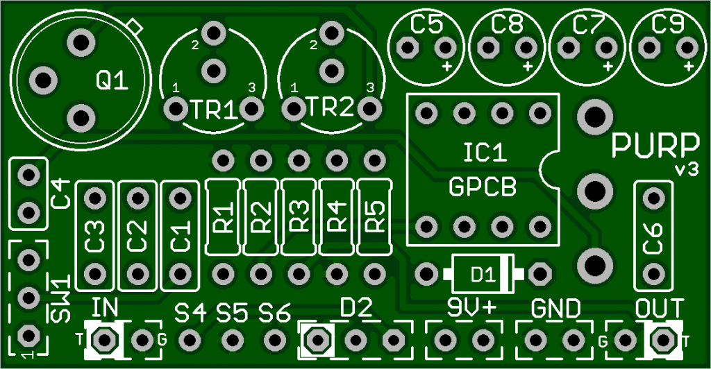 G.B.O.F. - The Best (16) Project Fuzz PCB - GuitarPCB