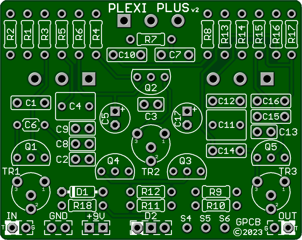Ratt Deluxe v4.5 – The DIY Rat PCB – GuitarPCB