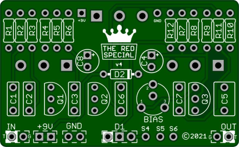Ratt Deluxe v4.5 – The DIY Rat PCB – GuitarPCB
